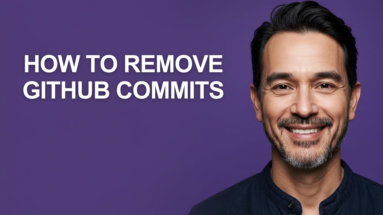 How to Remove Github Commits - KevinHowTo - YouTube