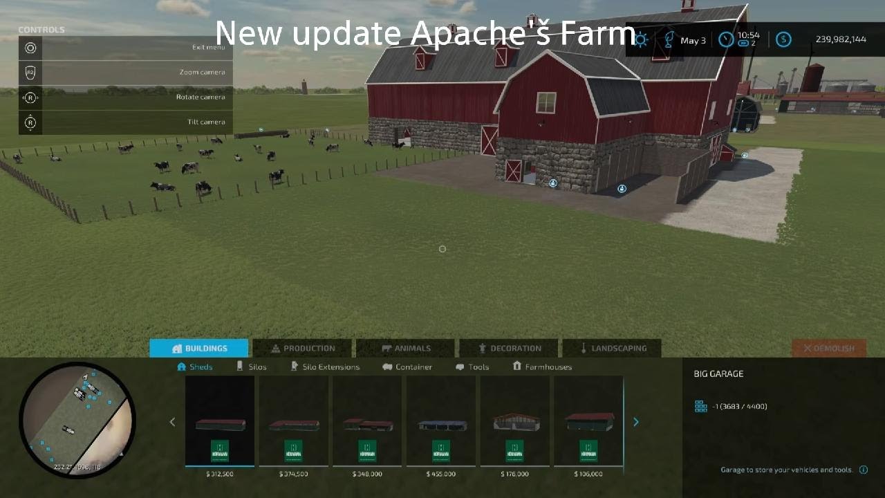New update Apache's farm #farming #farmingsimulator22 #fs22gameplay # ...