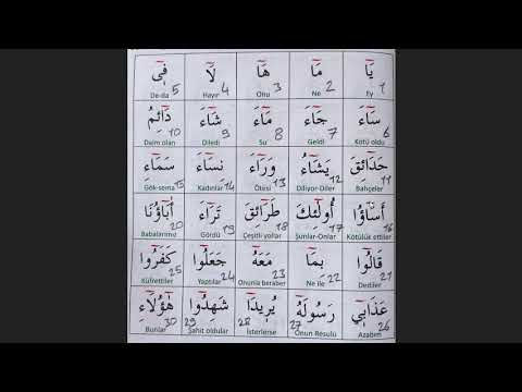 (ücretsiz) 7 DAKİKADA KURAN ÖĞREN - 12. DERS - UZUN MED