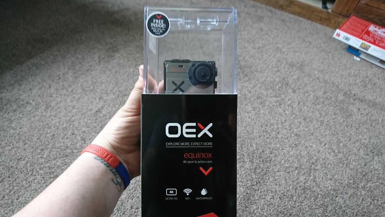OEX EQUINOX 4K SPORTS CAMERA, unboxing and preview NOT REVIEW - YouTube