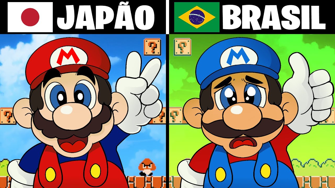 Jogos JAPONESES que são DIFERENTES no BRASIL e no resto do MUNDO - YouTube