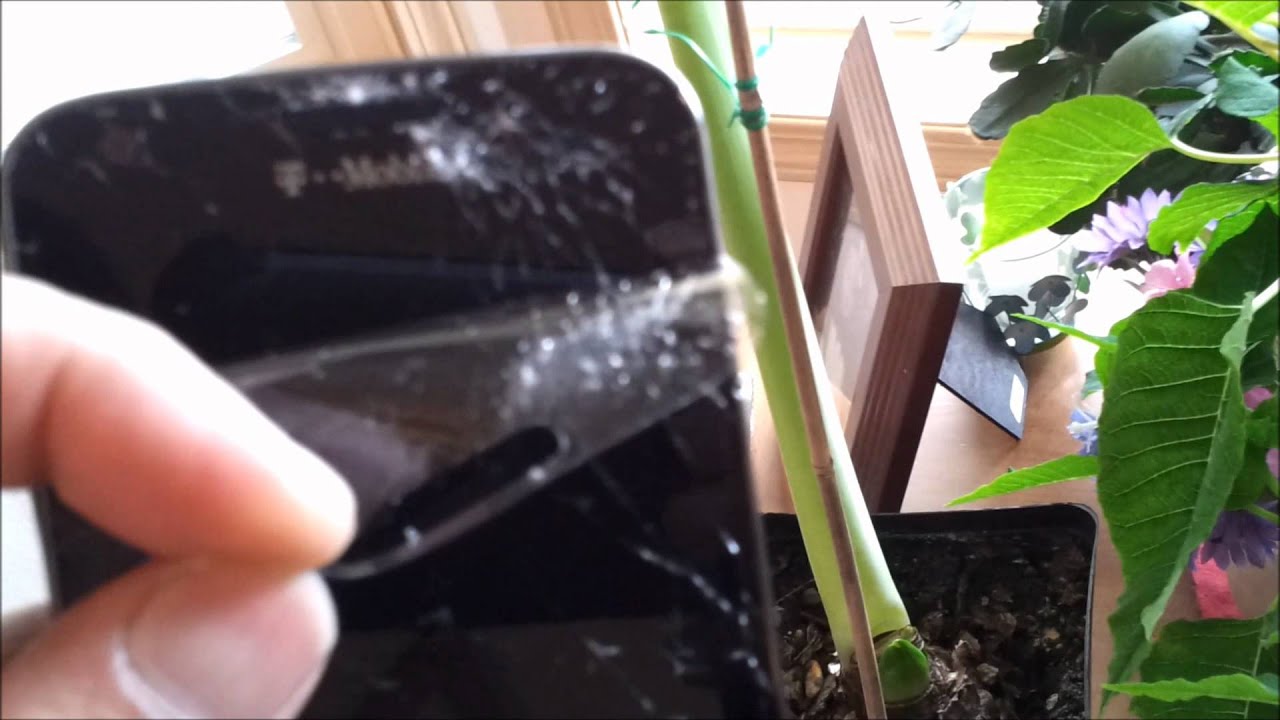 Samsung Galaxy S2 T-Mobile Hercules T989 Cracked Screen - YouTube