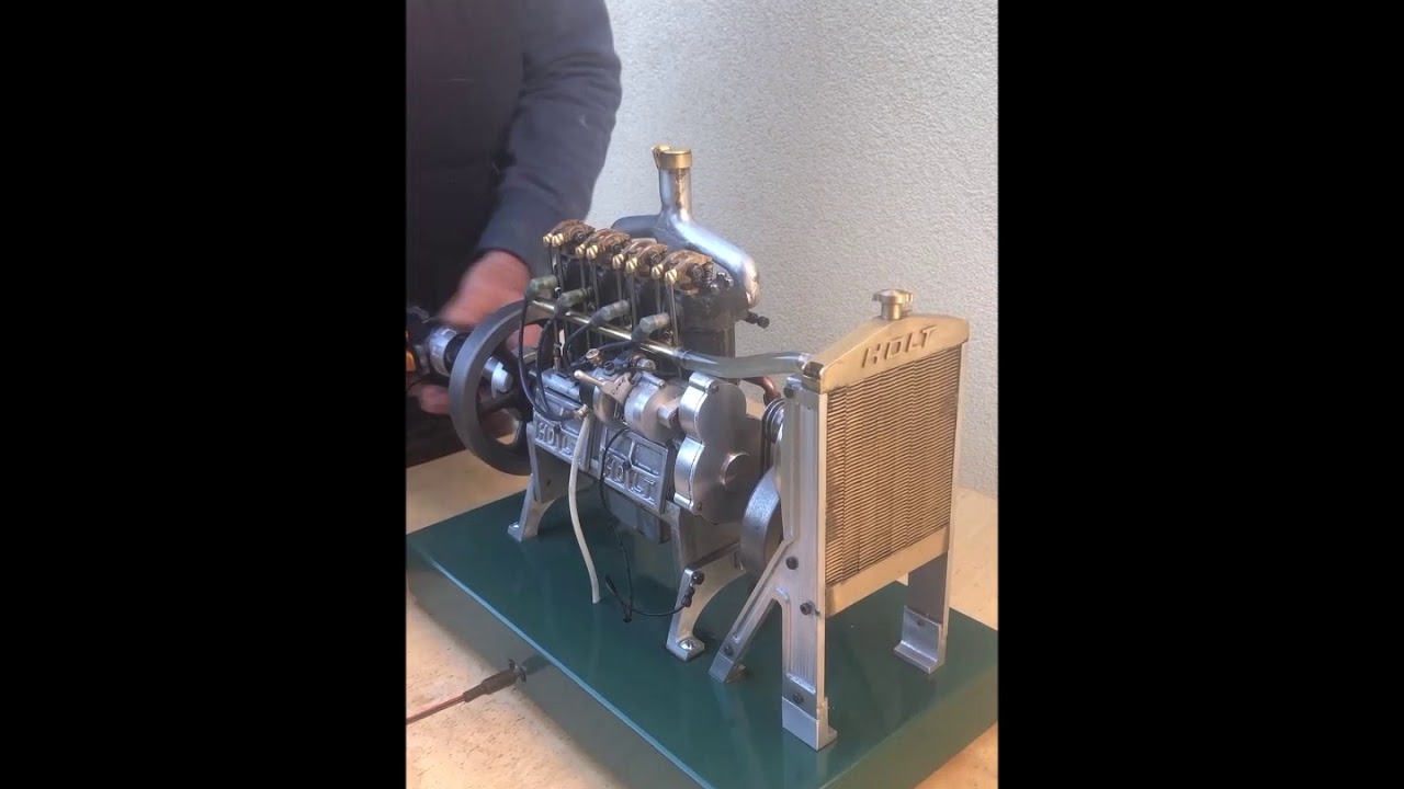 Holt 75 Model engine from Italy - YouTube