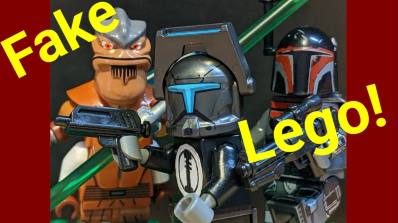 I brought more FAKE LEGO... (Lego Star Wars Minifigure Review) - YouTube