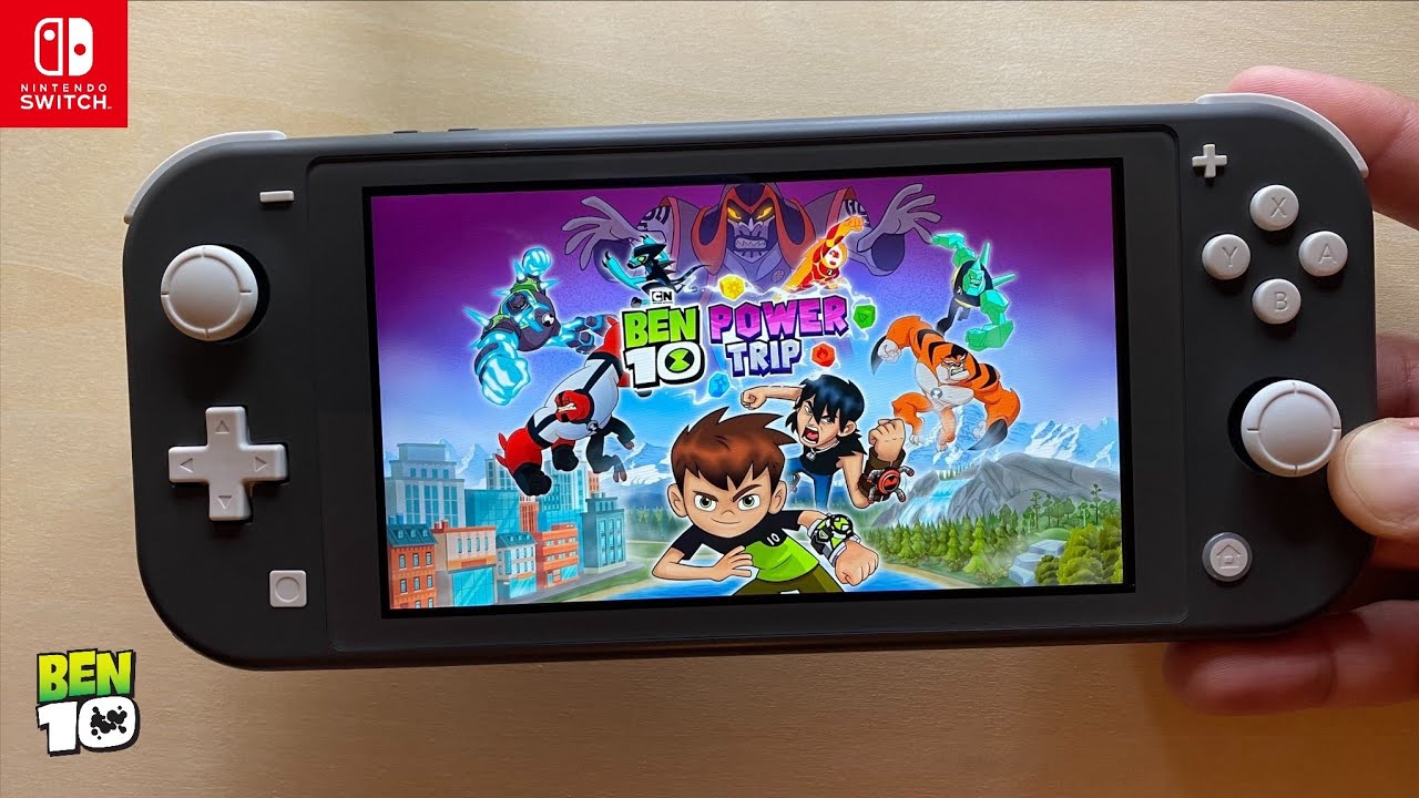 Ben 10: Power Trip Nintendo Switch Lite Gameplay - YouTube