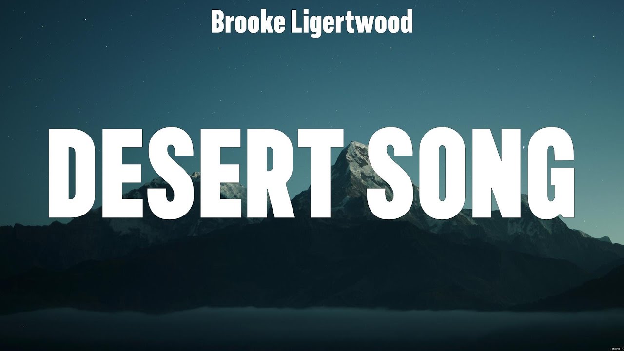 Brooke Ligertwood - Desert Song (Lyrics) for KING & COUNTRY, Hillsong ...