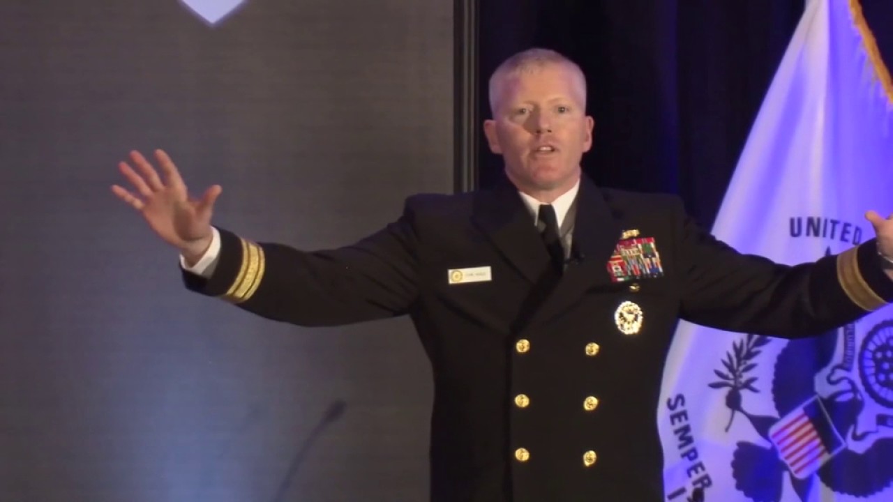 Surface Navy Association 2017 Rear Admiral John Wade - YouTube