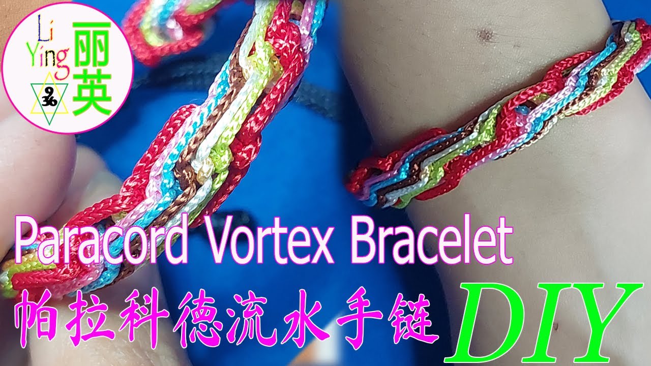 LiYing_DIY #072 Macrame Paracord Vortex Solomon Modified Bracelet ...