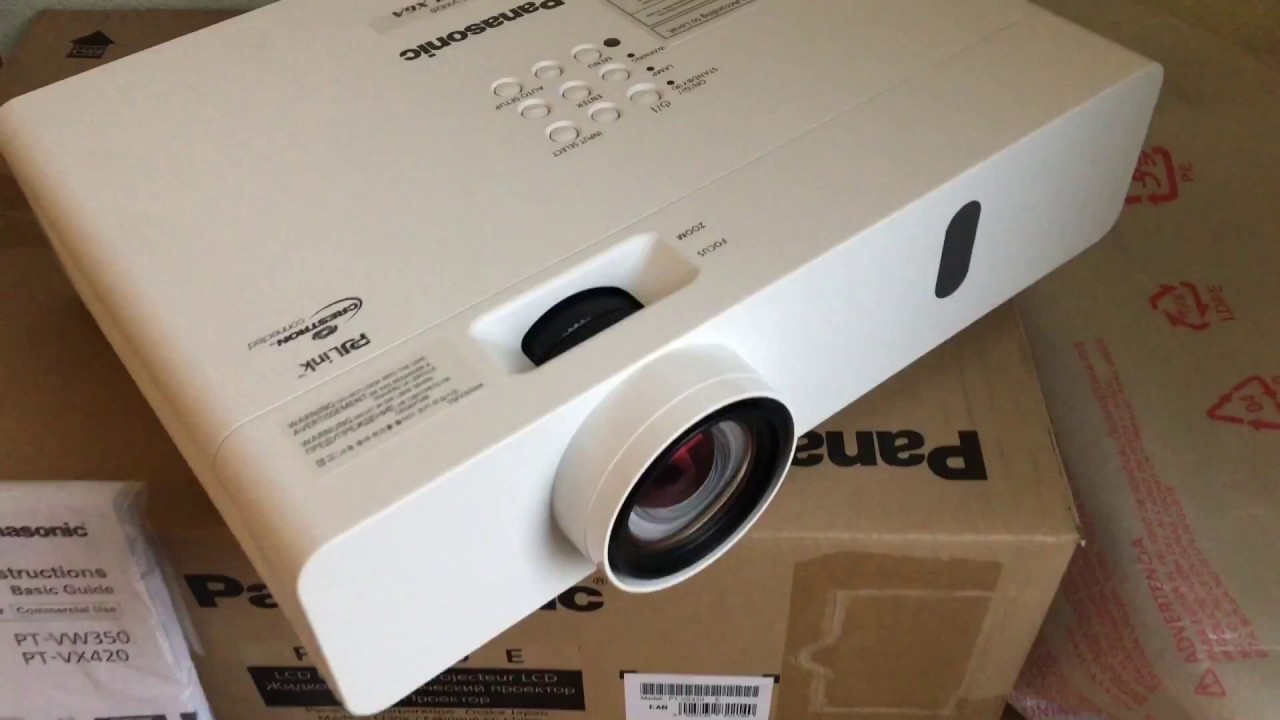 Проектор Panasonic PT-VX420 - YouTube