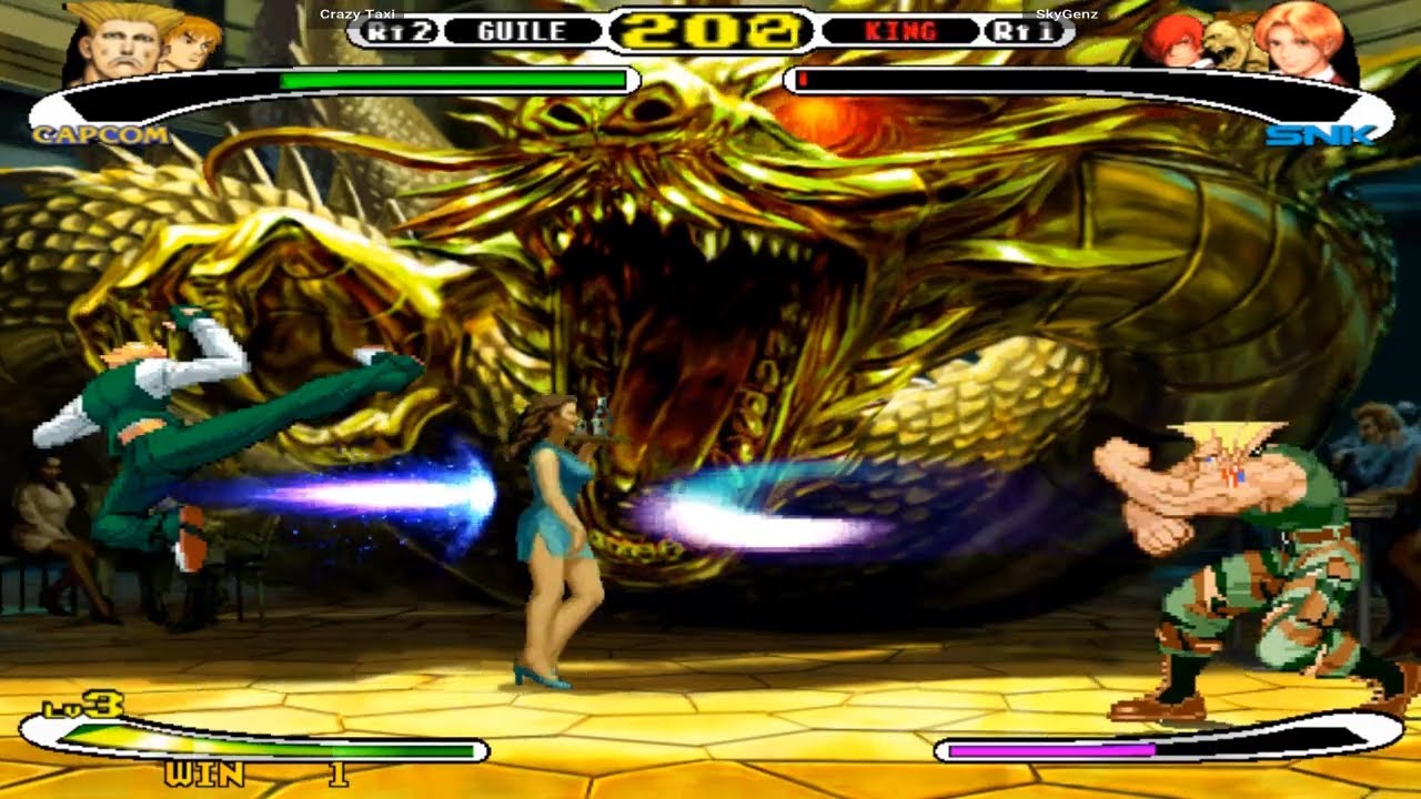 Fightcade 👊 Capcom Vs Snk Pro 👊🏾 Crazy Taxi 🇺🇸 Vs SkyGenz 🇺🇸 - YouTube