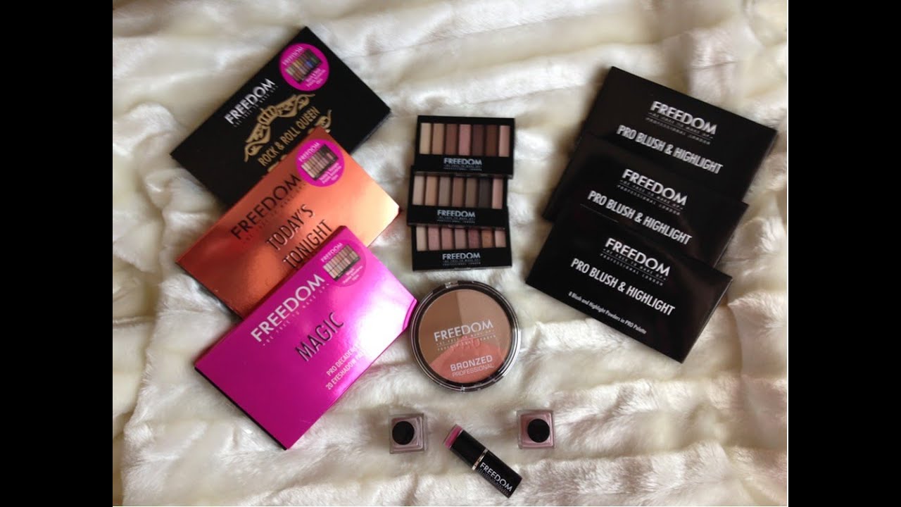 Freedom Makeup London Haul | June 2015 - YouTube