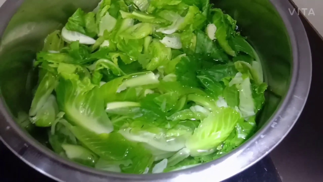 Salad kailan mix lobak ringkas dan sedap. - YouTube