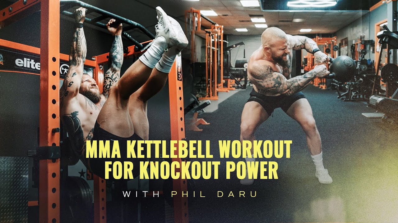 MMA Kettlebell Workout for Knockout Power - YouTube