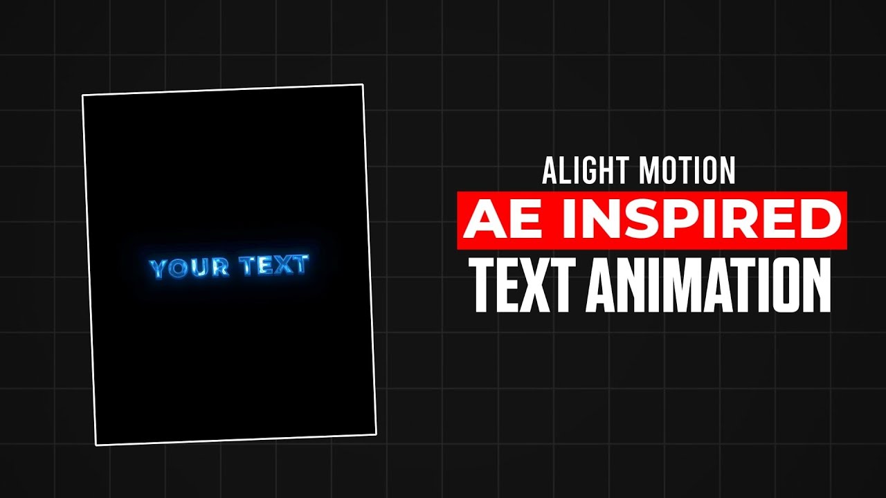 Ae Inspired Text Preset | 5 Text Preset | Alight Motion - YouTube