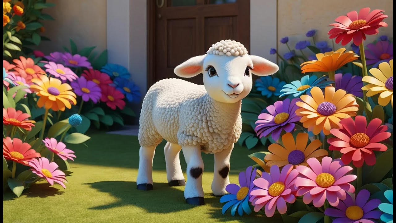 Lambs Play Hide and Seek in the Field | Fun Lamb Nursery Rhyme for ...