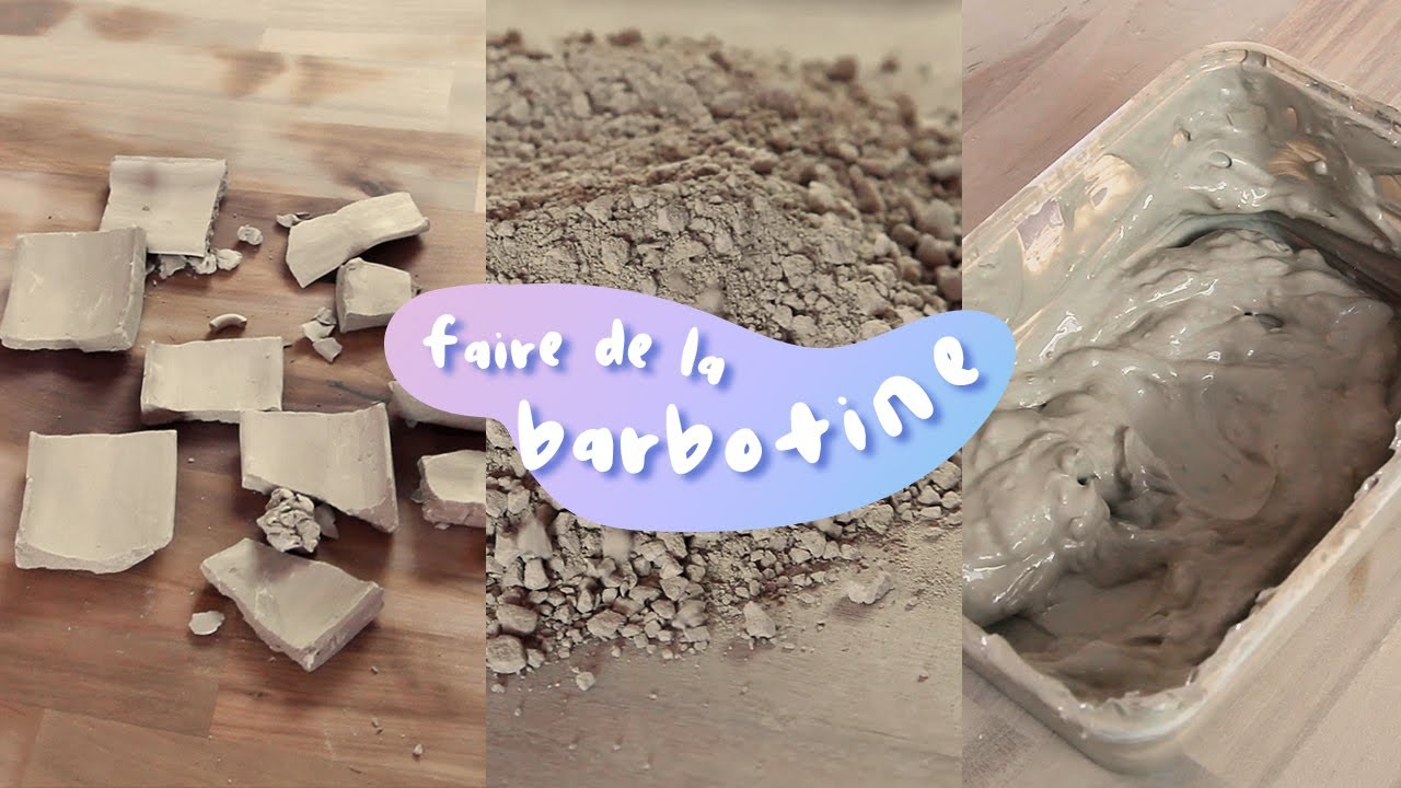 comment faire de la barbotine ? Je prends le marteau ! - YouTube