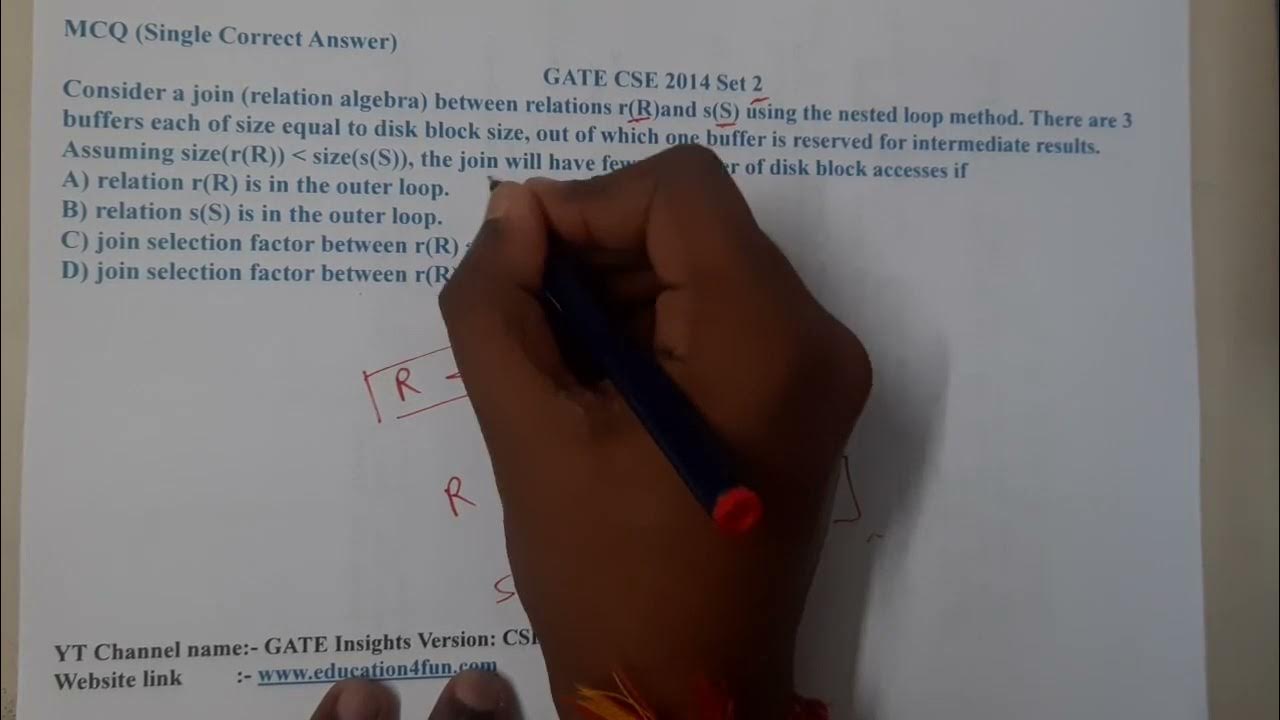 GATE CSE 2014 SET 2 - YouTube