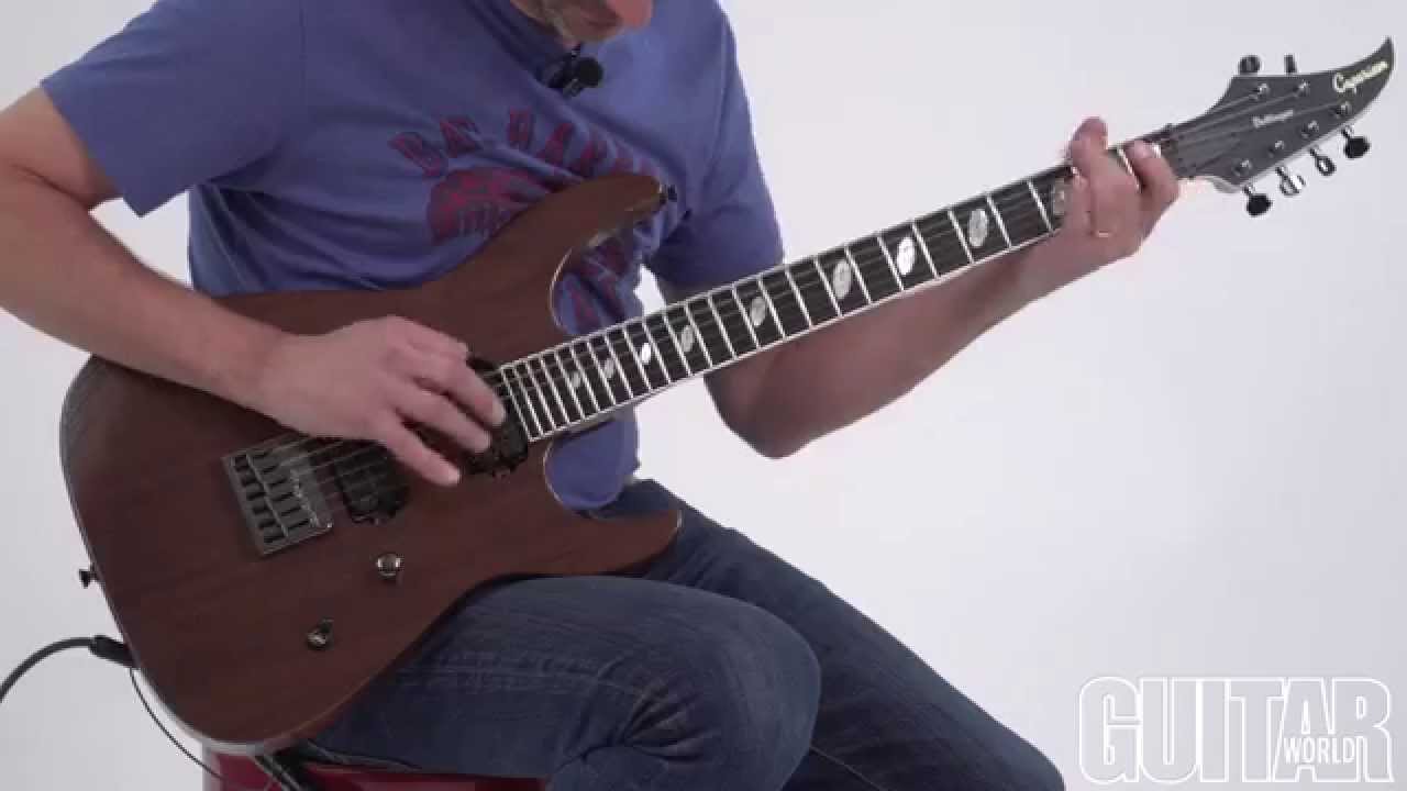 Caparison Dellinger II FX-WM Guitar - YouTube
