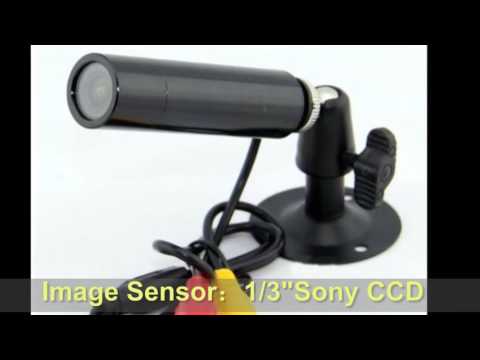 650TVL CCD Mini Color Bullet Camera,Waterproof CCTV Bullet Camera - YouTube