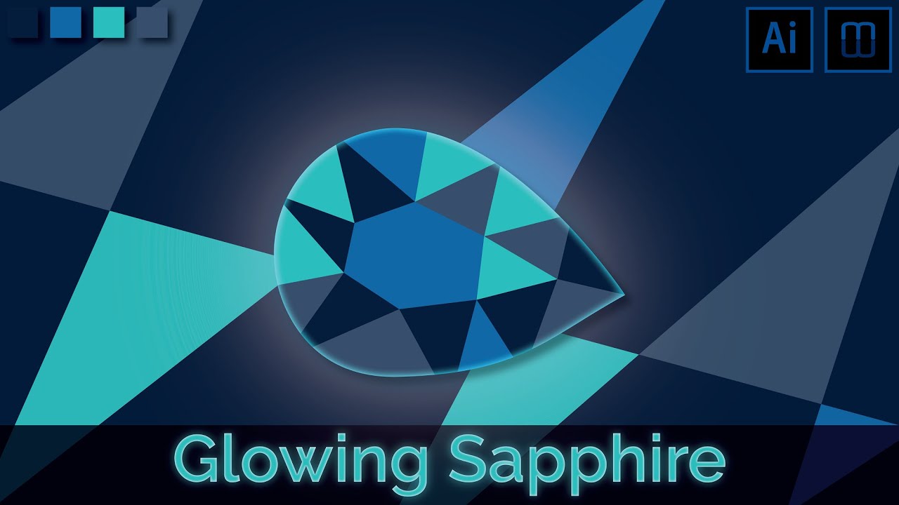 How to Draw Sapphire in Illustrator | Tutorial | Made Easy - YouTube
