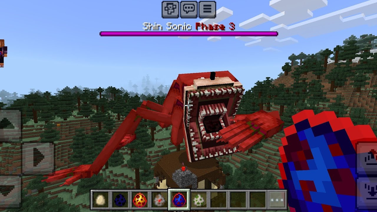 New Shin Sonic Tapes Addon in Minecraft Bedrock-Edition - YouTube