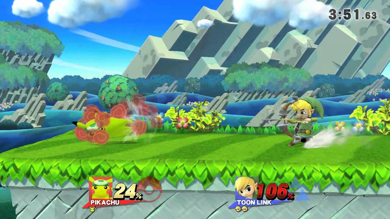 Pikachu vs Toon Link - YouTube