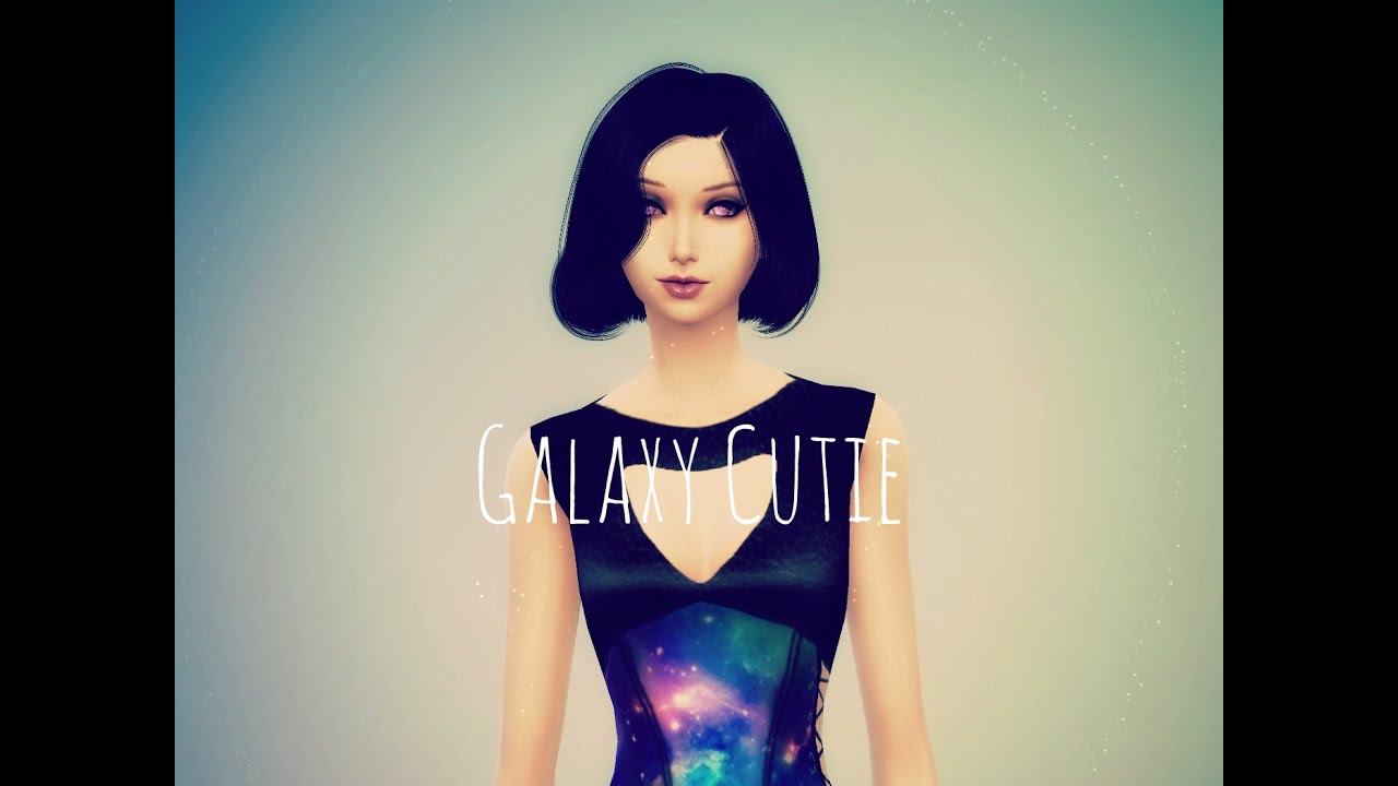 The Sims 4 CAS | Galaxy Cutie - YouTube