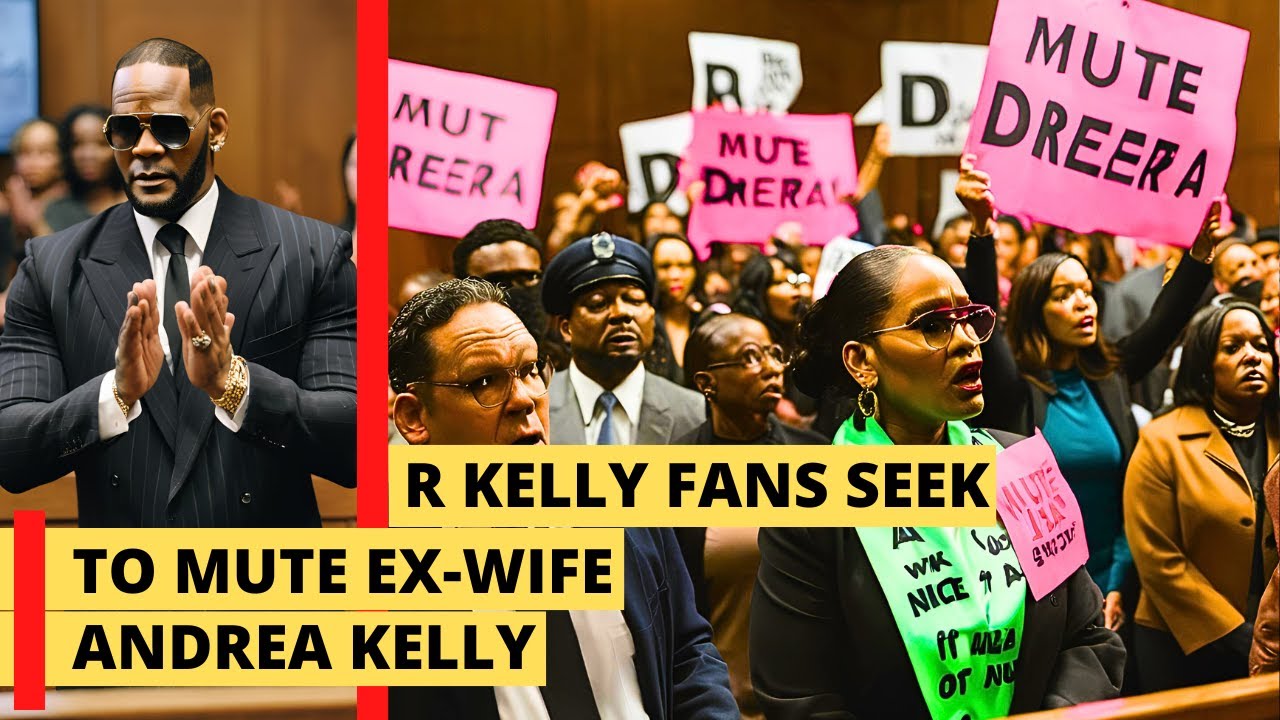 R Kelly fans seek to mute Andrea Kelly - YouTube