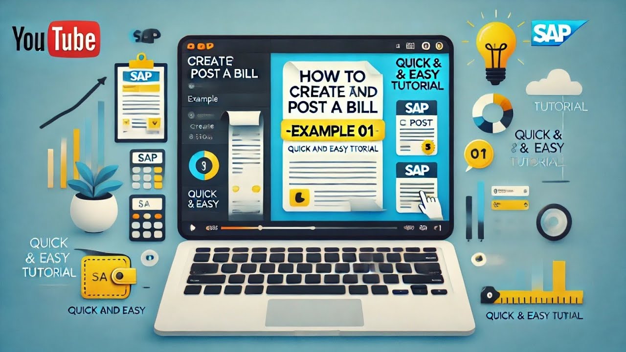 "How to Create and Post a Bill- Example - 01" || Quick and Easy ...