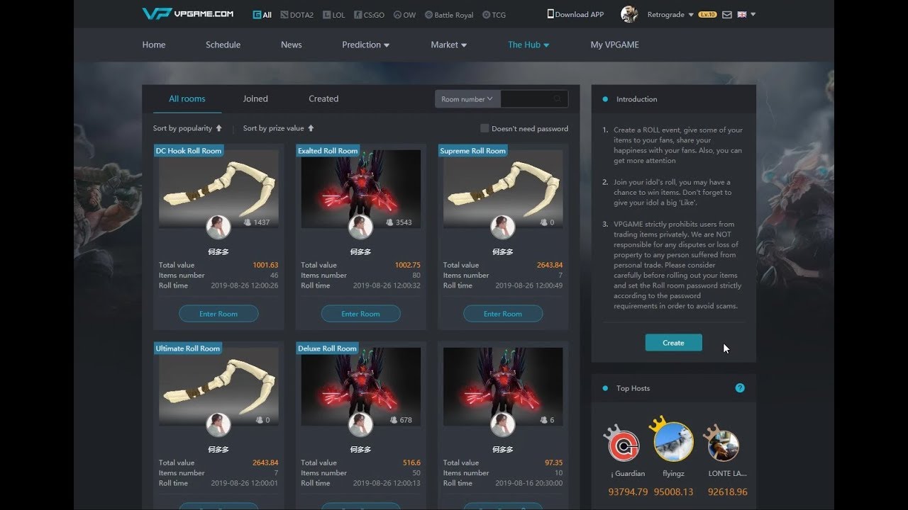 How to roll on VPGAME (Private / Public) - YouTube