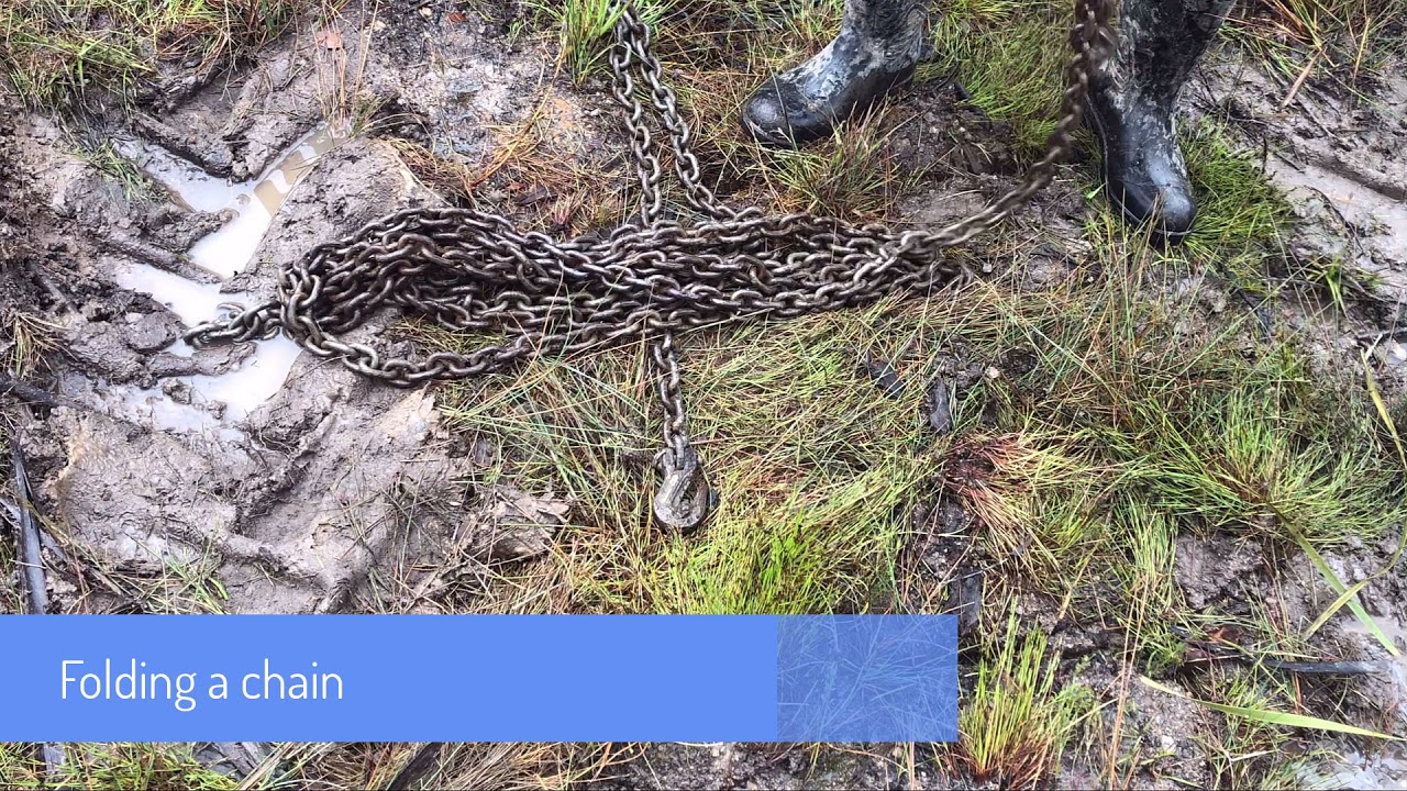 Folding a chain - YouTube