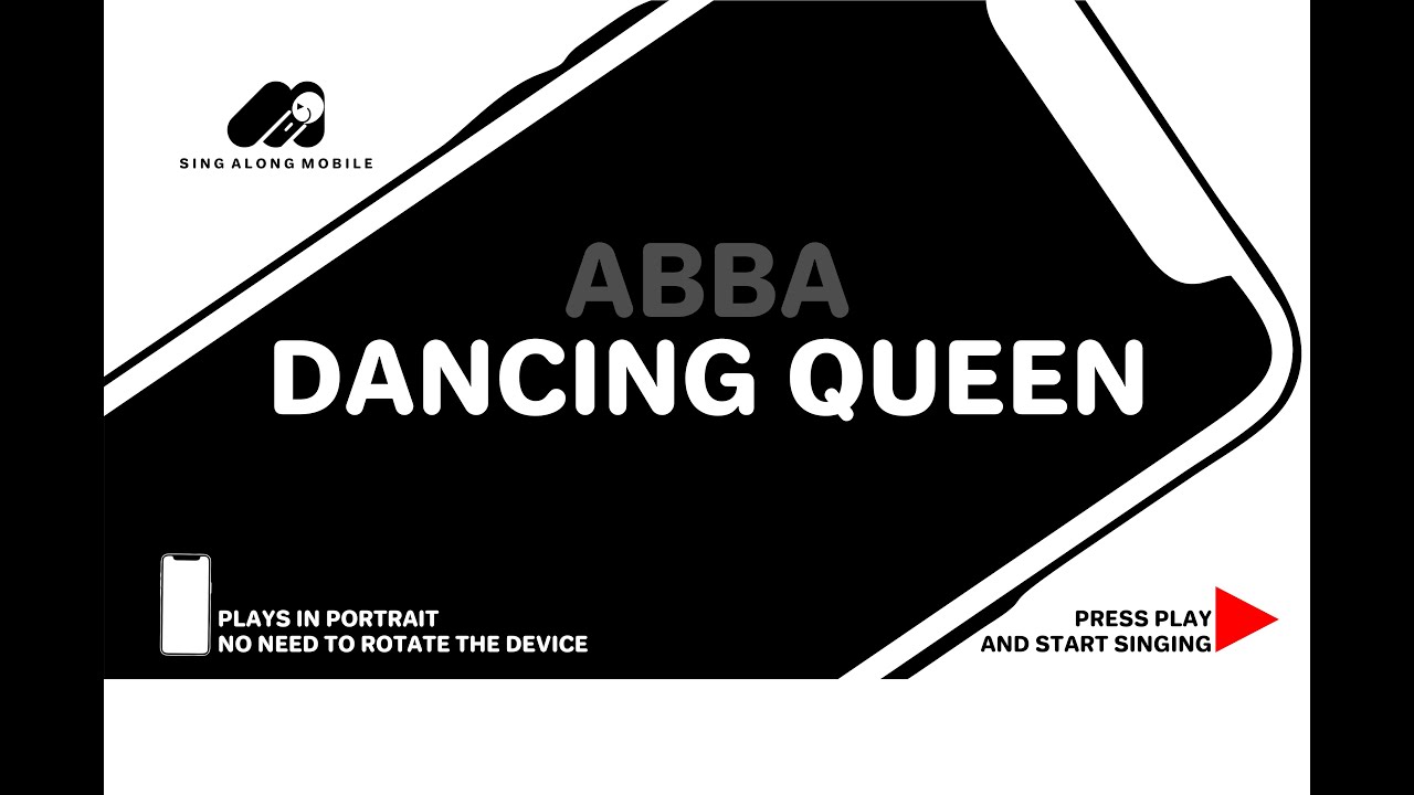 Abba - Dancing Queen | Sing Along Mobile | Karaoke | Lyrics | Cover ...