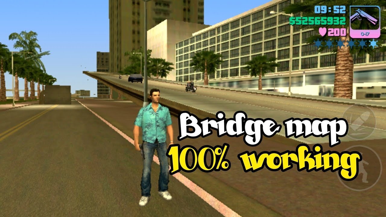 Bridge mod for Gta vice city 100% working for Android - YouTube