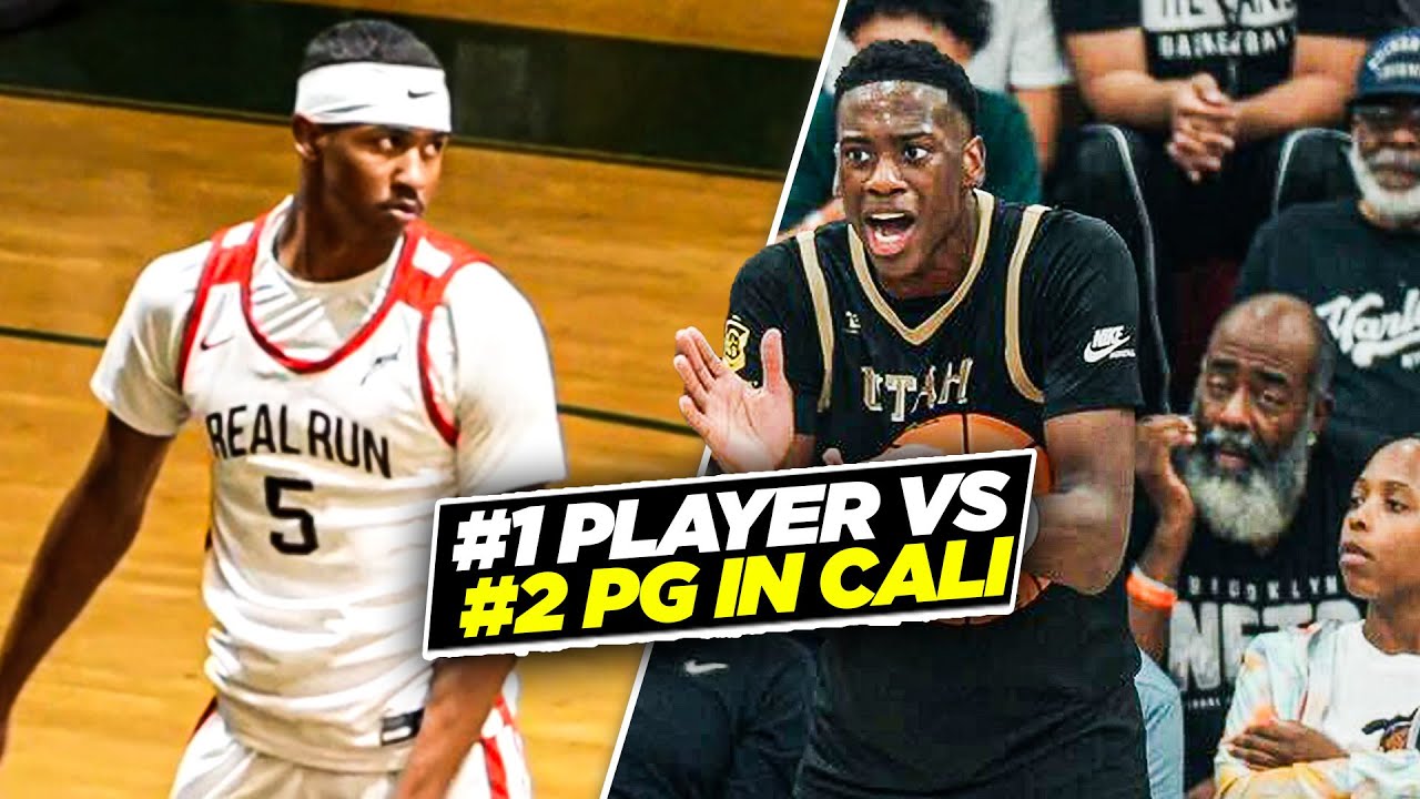 #1 Player Aj Dybantsa vs #2 PG In Cali Jason Crowe Jr. in EPIC Showdown ...