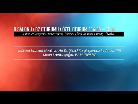 11. ULUSLARARASI BEDİÜZZAMAN SEMPOZYUMU / SALON B