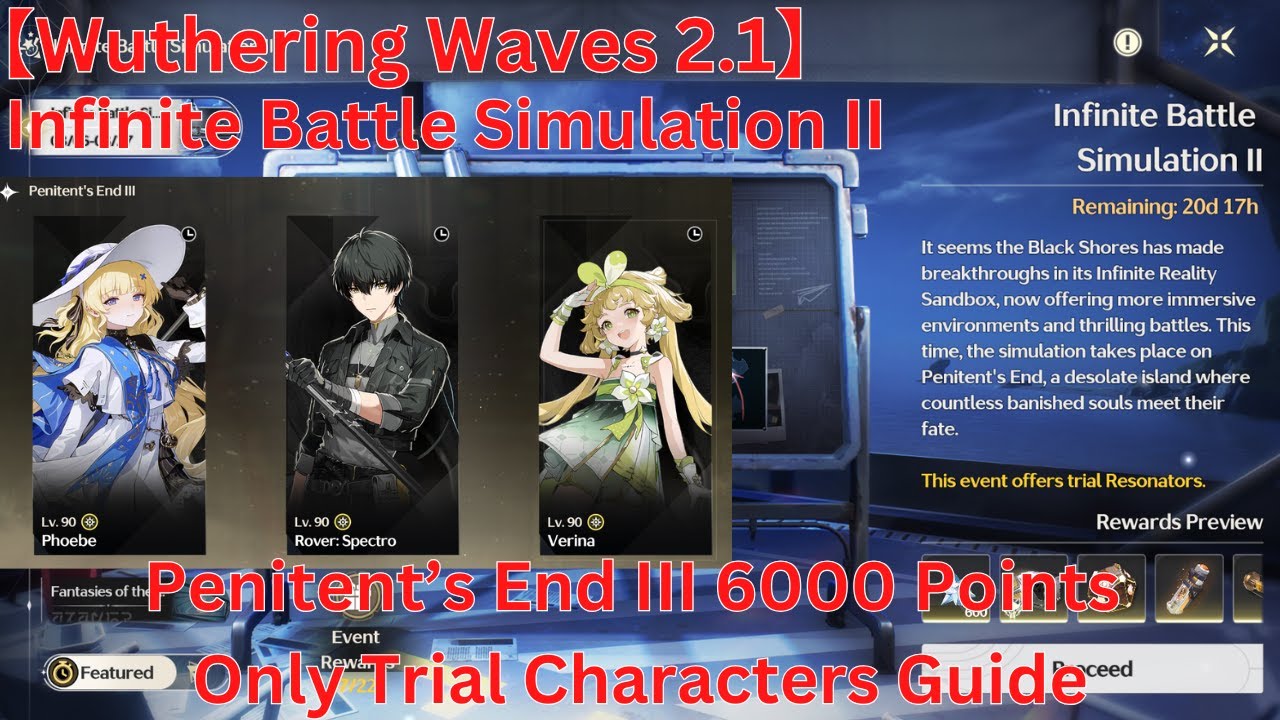 Infinite Battle Simulation II Penitent’s End III 6000 Points Trial ...