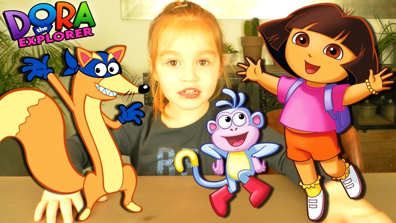 Challenge à l'aveugle Dora l'Exploratrice ! Ellie retrouve Babou, Diego ...