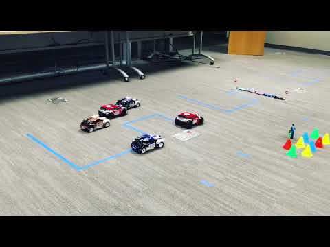 Girls In Tech racing AutoAuto autonomous cars with Python coding. - YouTube