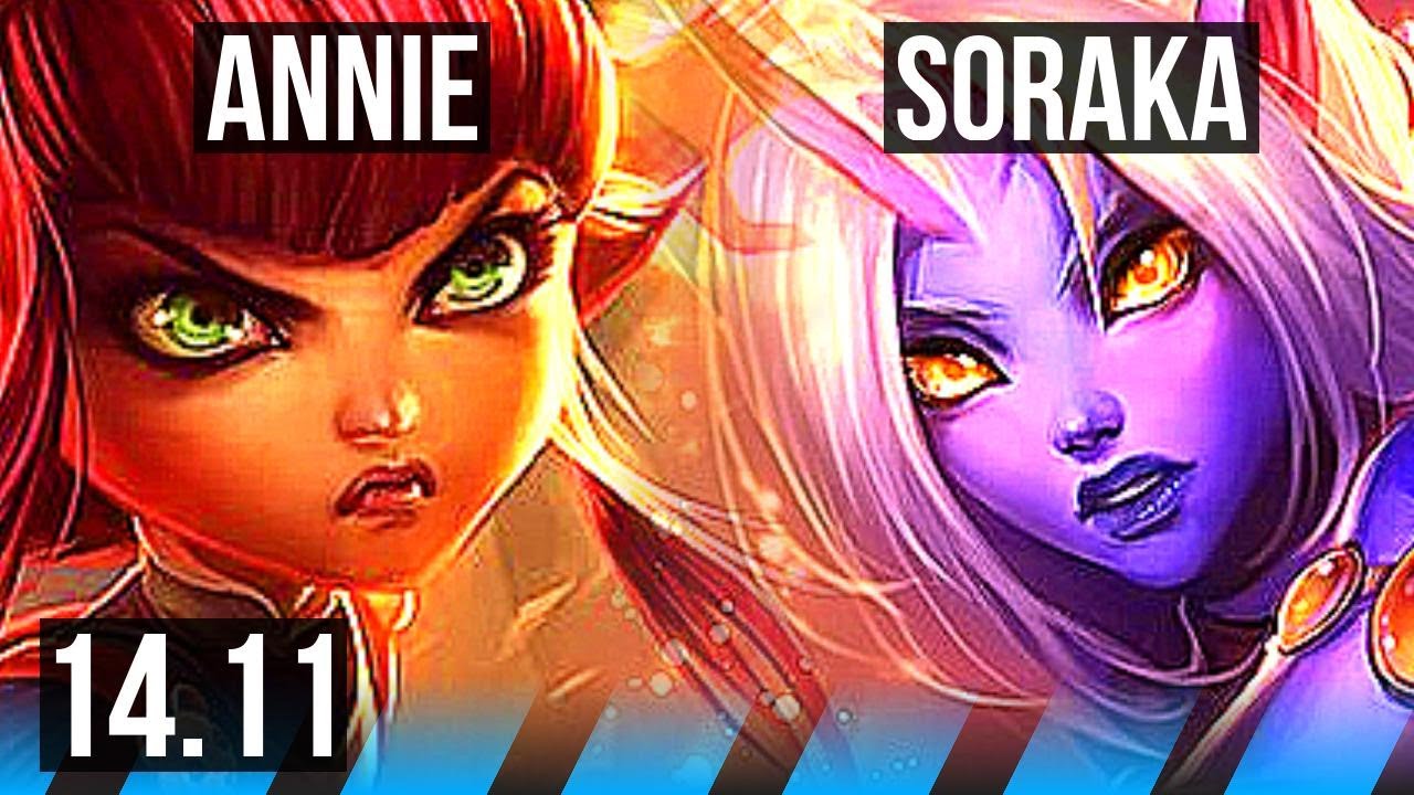 ANNIE vs SORAKA (MID) | 7/2/11, Dominating, 500+ games | NA Challenger ...