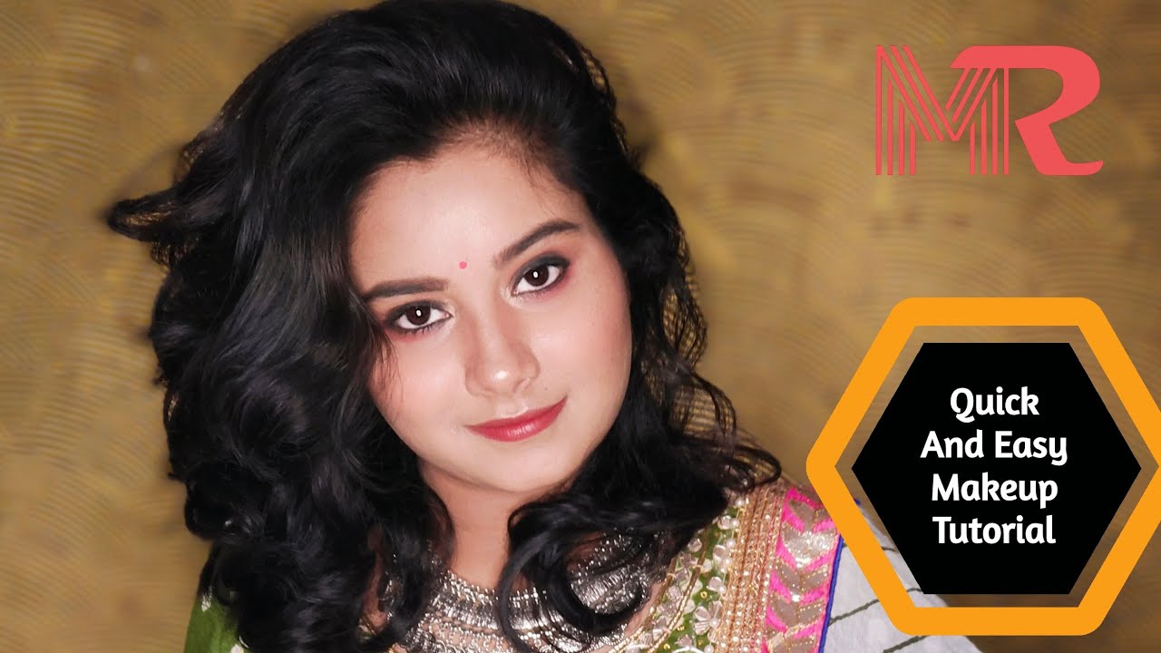 Quick and Easy Festive Makeup Look Ft. Meghna Sharma | All Things In My ...