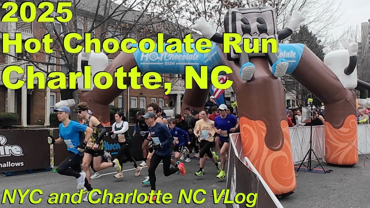 Charlotte NC - 2025 Hot Chocolate Run - 5K, 10K & 15K. - YouTube