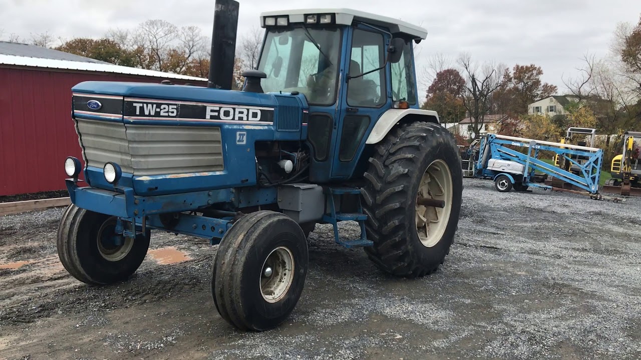Ford TW25 Farm Tractor - YouTube