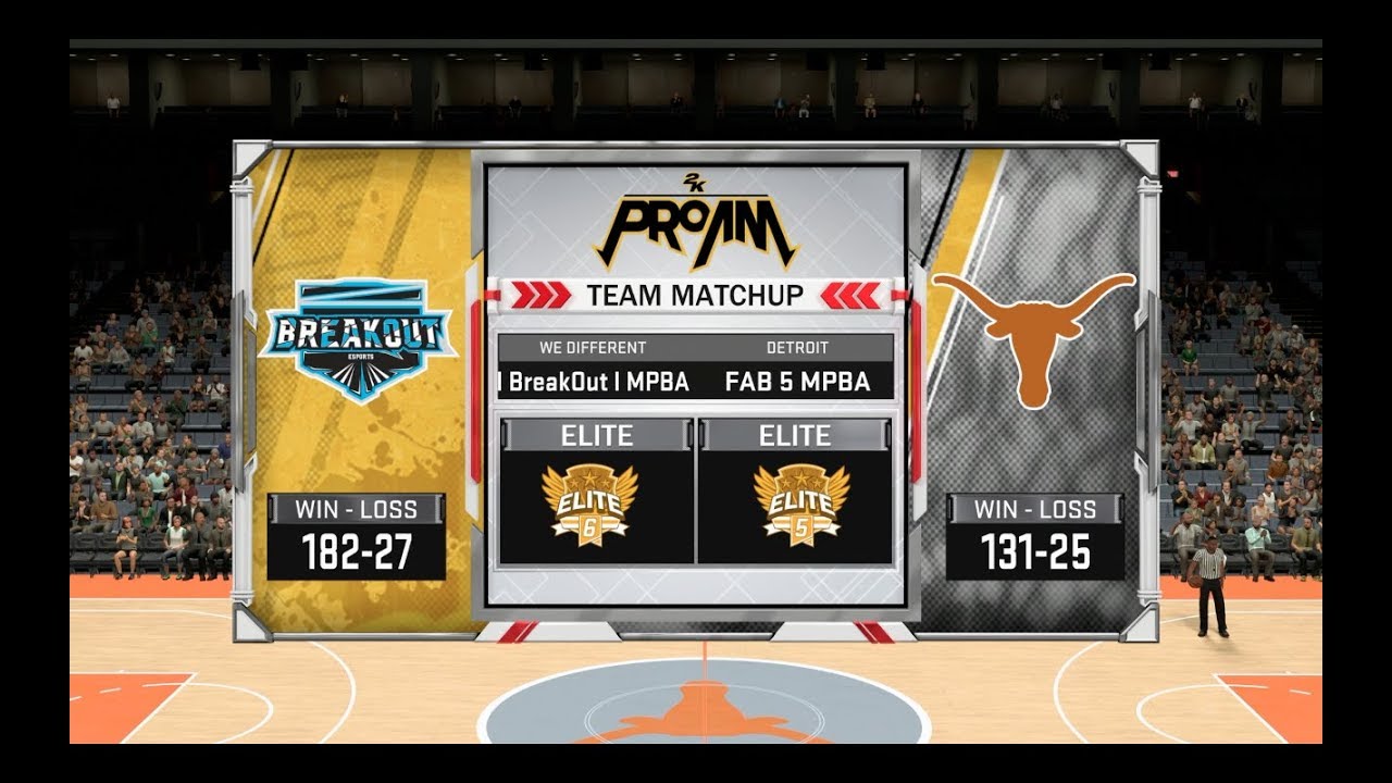 |Breakout vs FAB 5|NBA 2K18 Pro Am Comp(MPBA Season 10) - YouTube