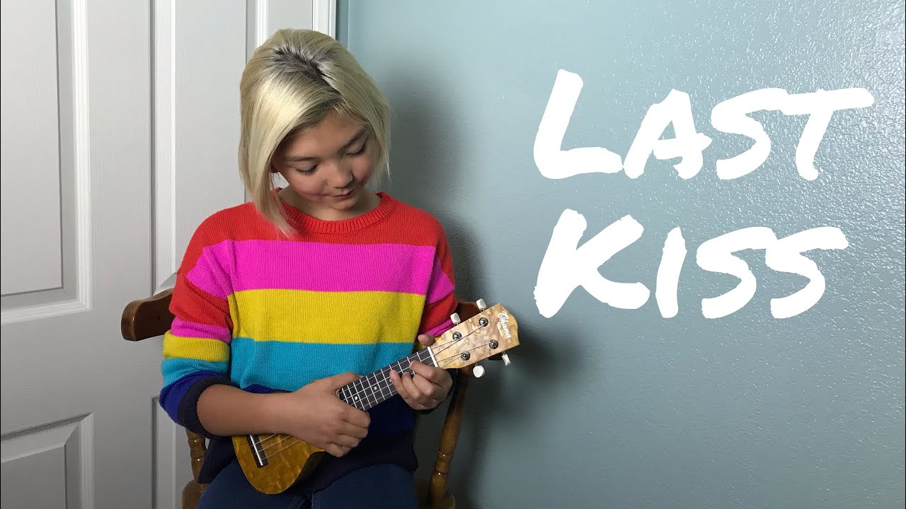 10-Year-Old-Singer “Last Kiss” - Wayne Cochran (Ukulele Cover) by Lotus ...