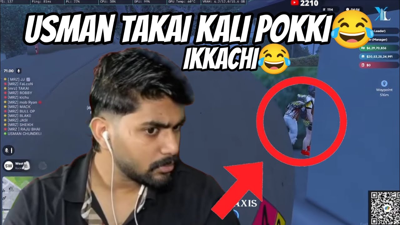 Usman Takai kali pokki Ikkachi - YouTube