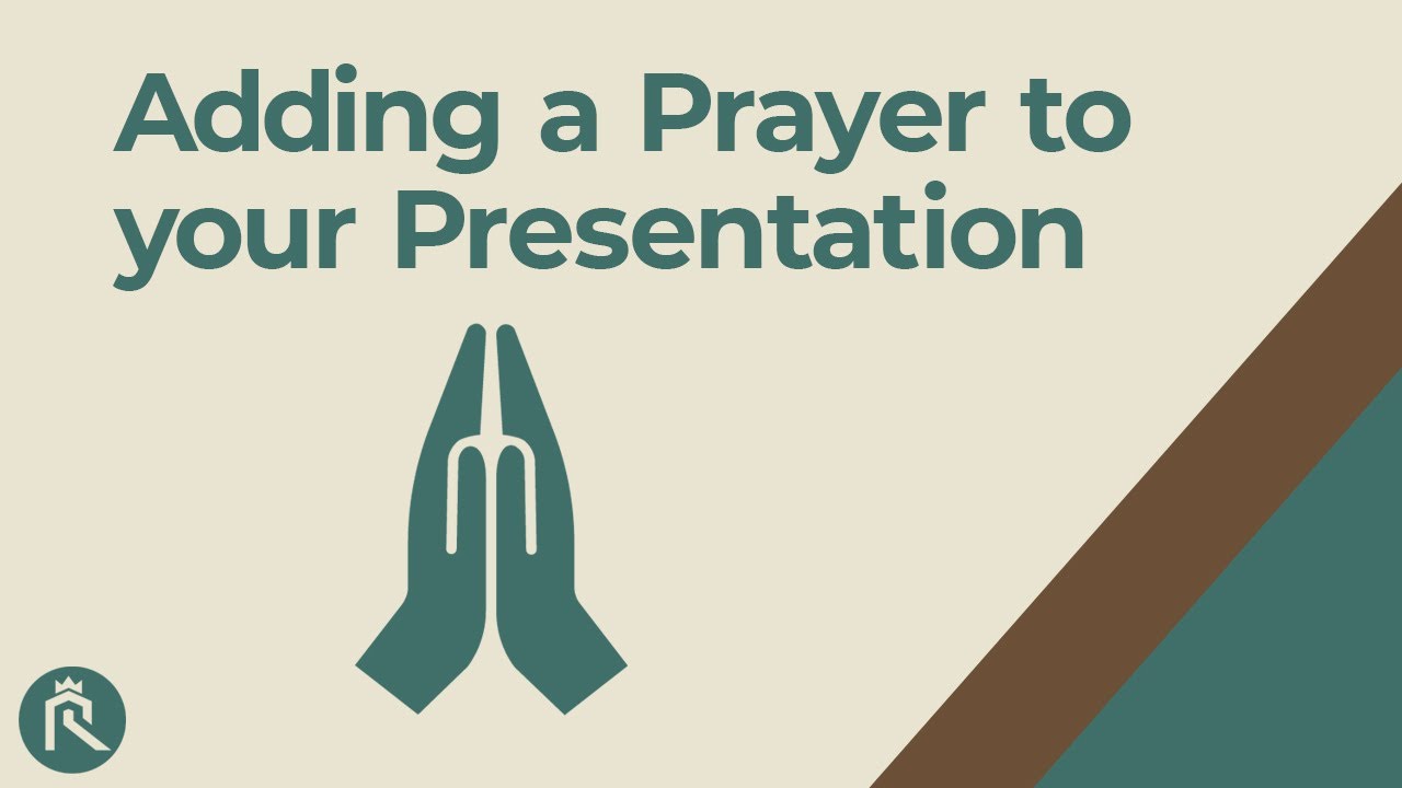 Adding Prayers to Your Presentation - YouTube