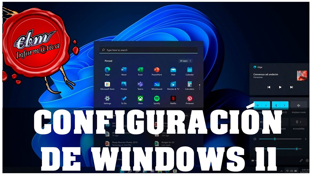 TODAS LAS OPCIONES DE CONFIGURACIÓN DE WINDOWS 11 - YouTube