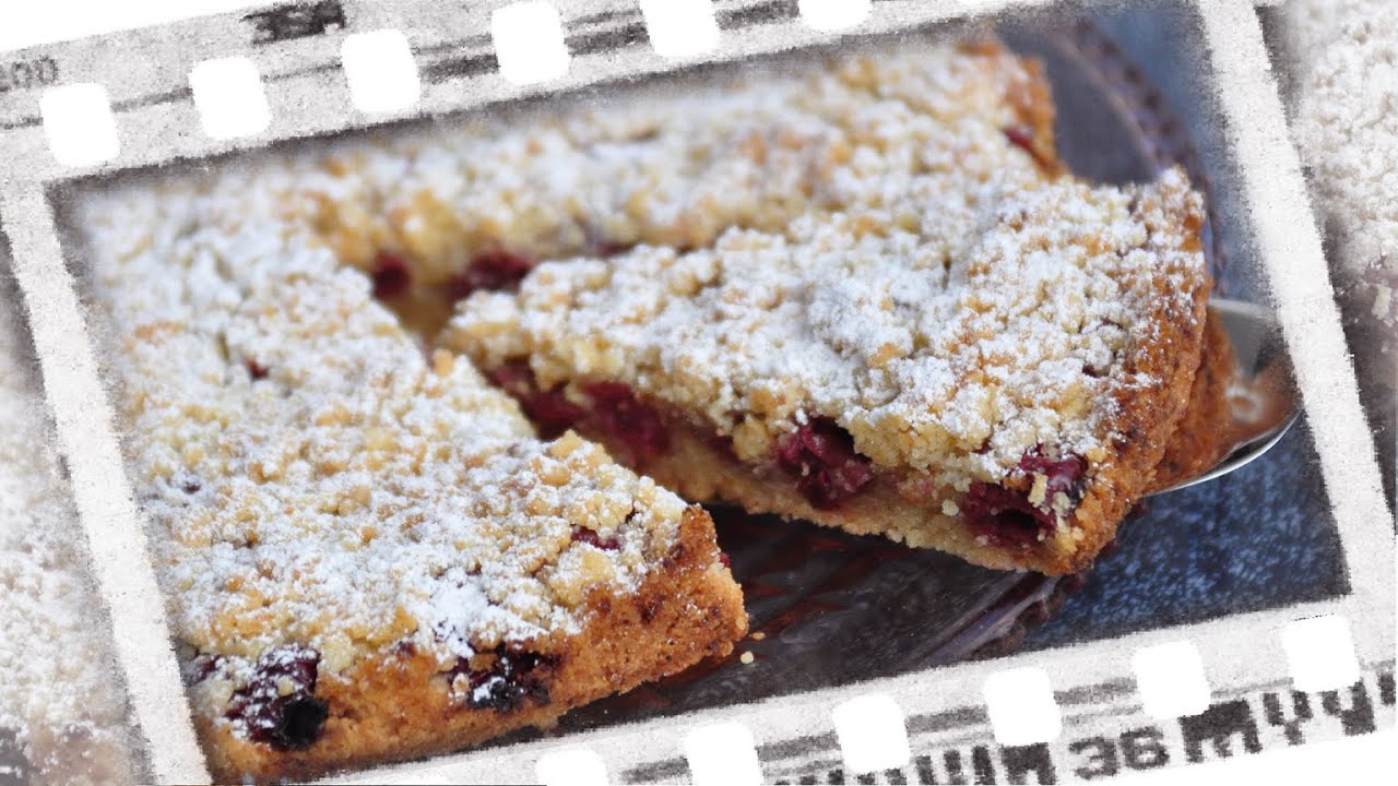 Best crumble cake ever - DELICIOUS ️Cherry crumble cake ️Preparation ...