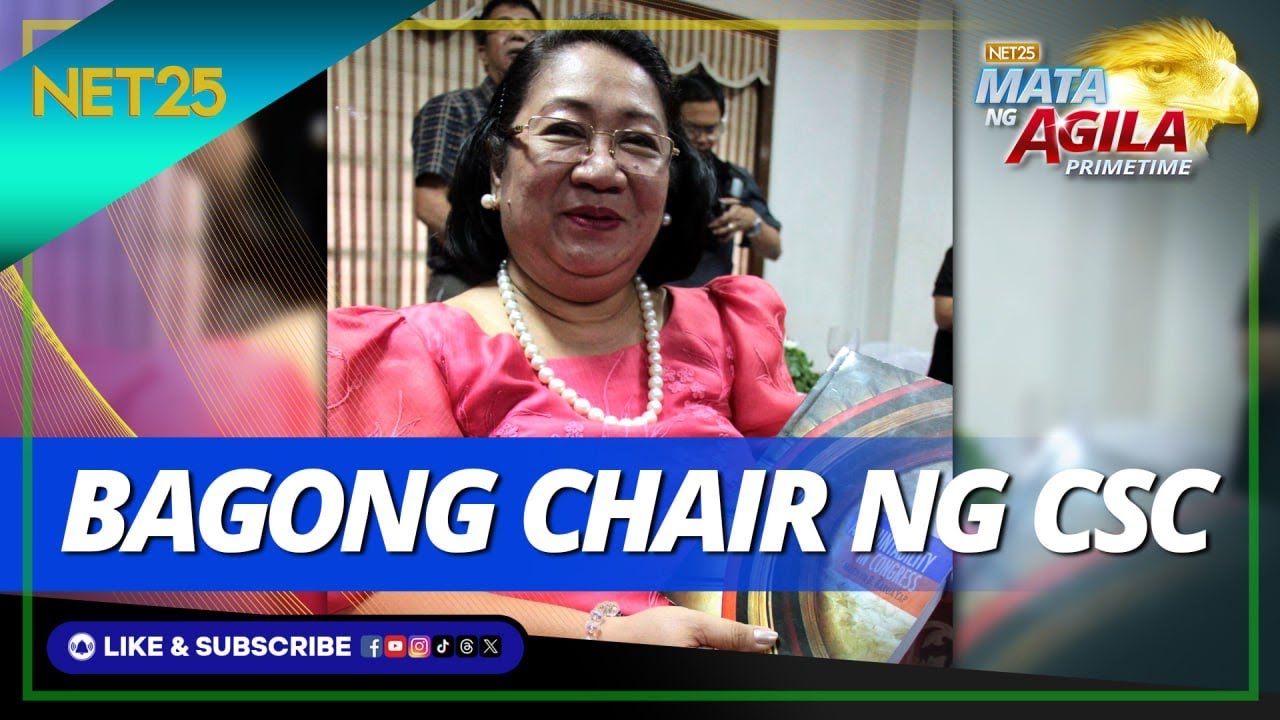 Atty. Marilyn Barua-Yap, bagong chairman ng CSC - YouTube