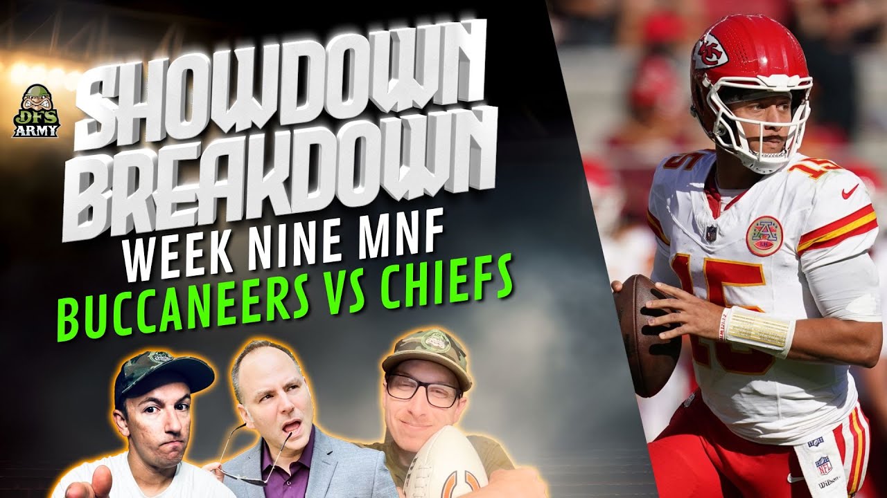 Monday Night Football Showdown Breakdown - Buccaneers vs Chiefs ...